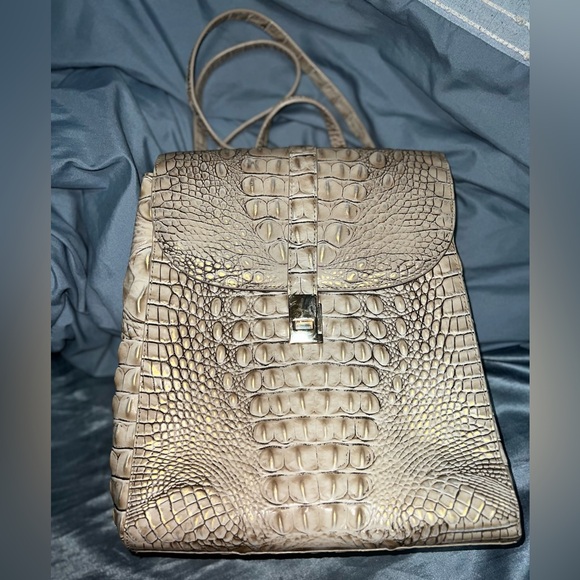 Brahmin | Bags | Brahmin Sadie Scallop Ombre Melbourne Backpack Purse ...